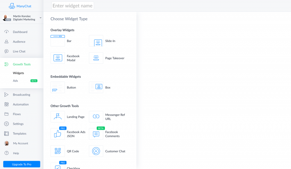 Facebook messenger marketing - Martin Orange